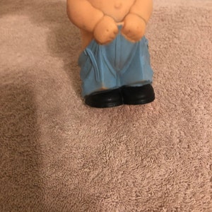 Vintage Rubber Squeak Toy Boy With Bare Bottom 7 Tall Works - Etsy
