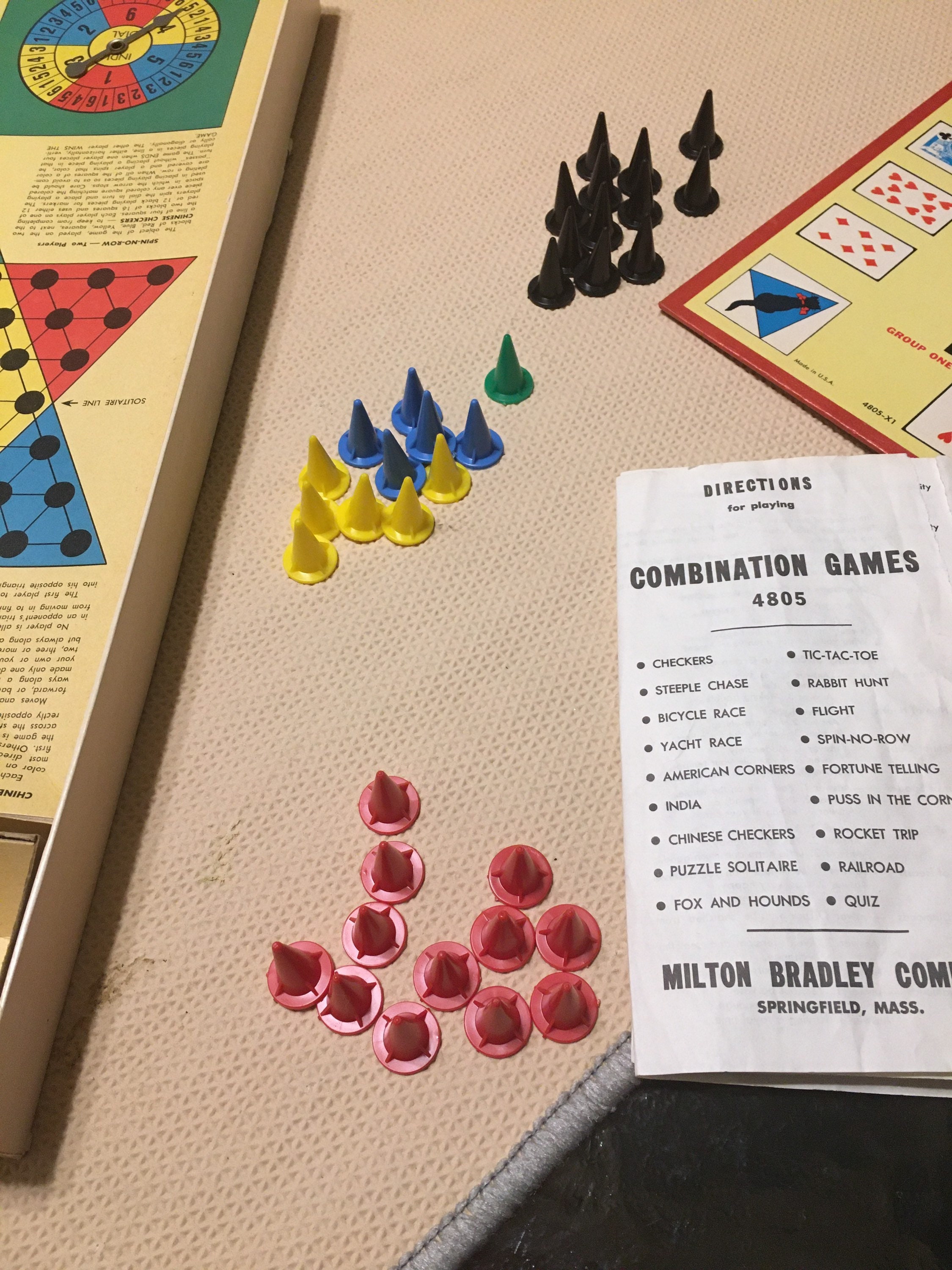 Vintage 1968 MB Combination Games 4805 - Etsy