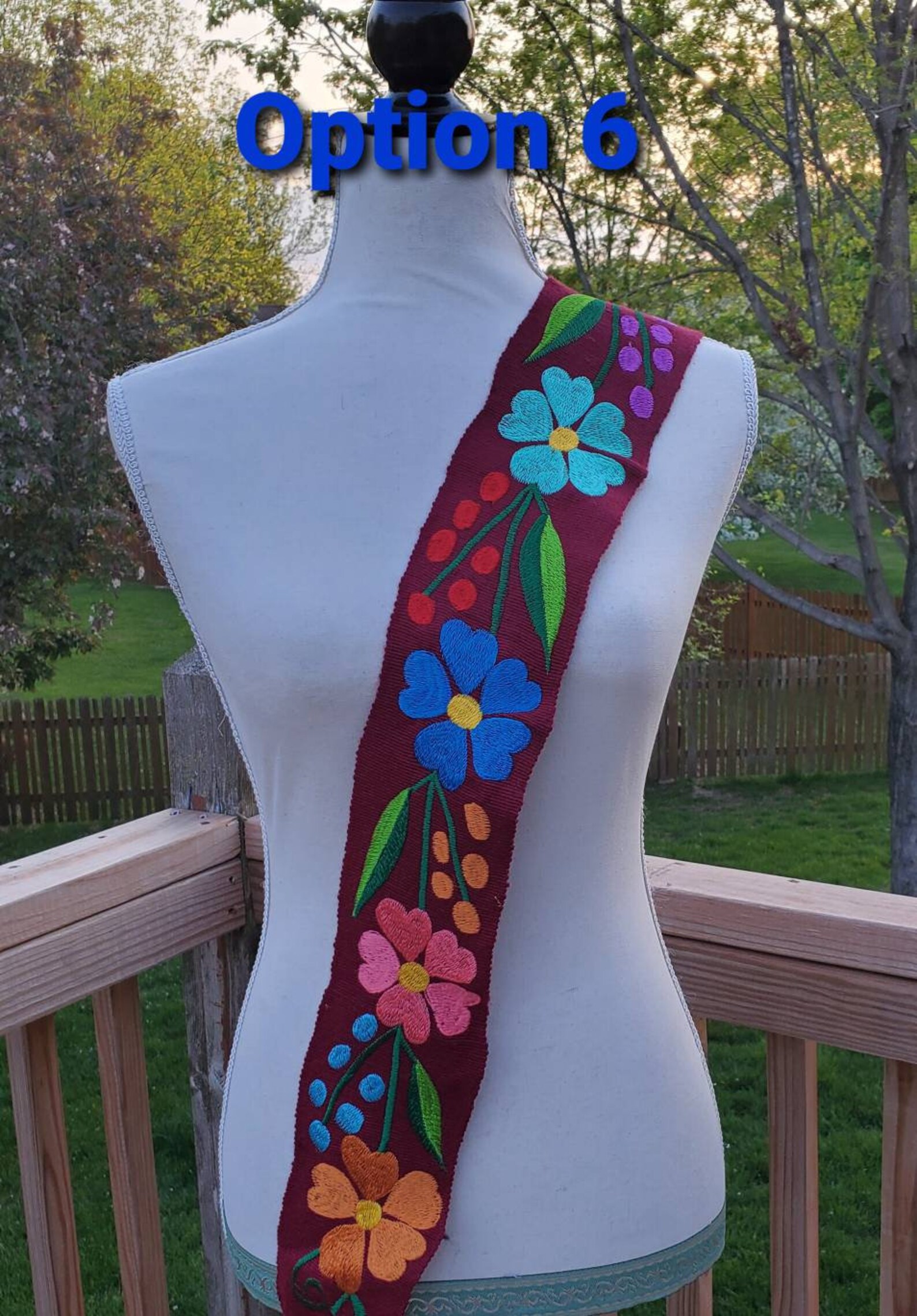 Embroidered Mexican Belt. Embroidered Mexican Sash - Etsy