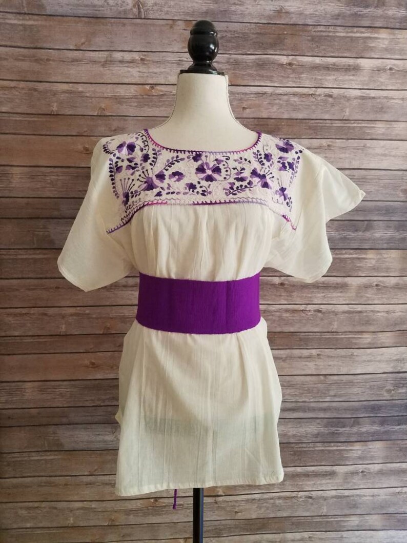 Women Traditional Embroidered Mexican Tops - Etsy