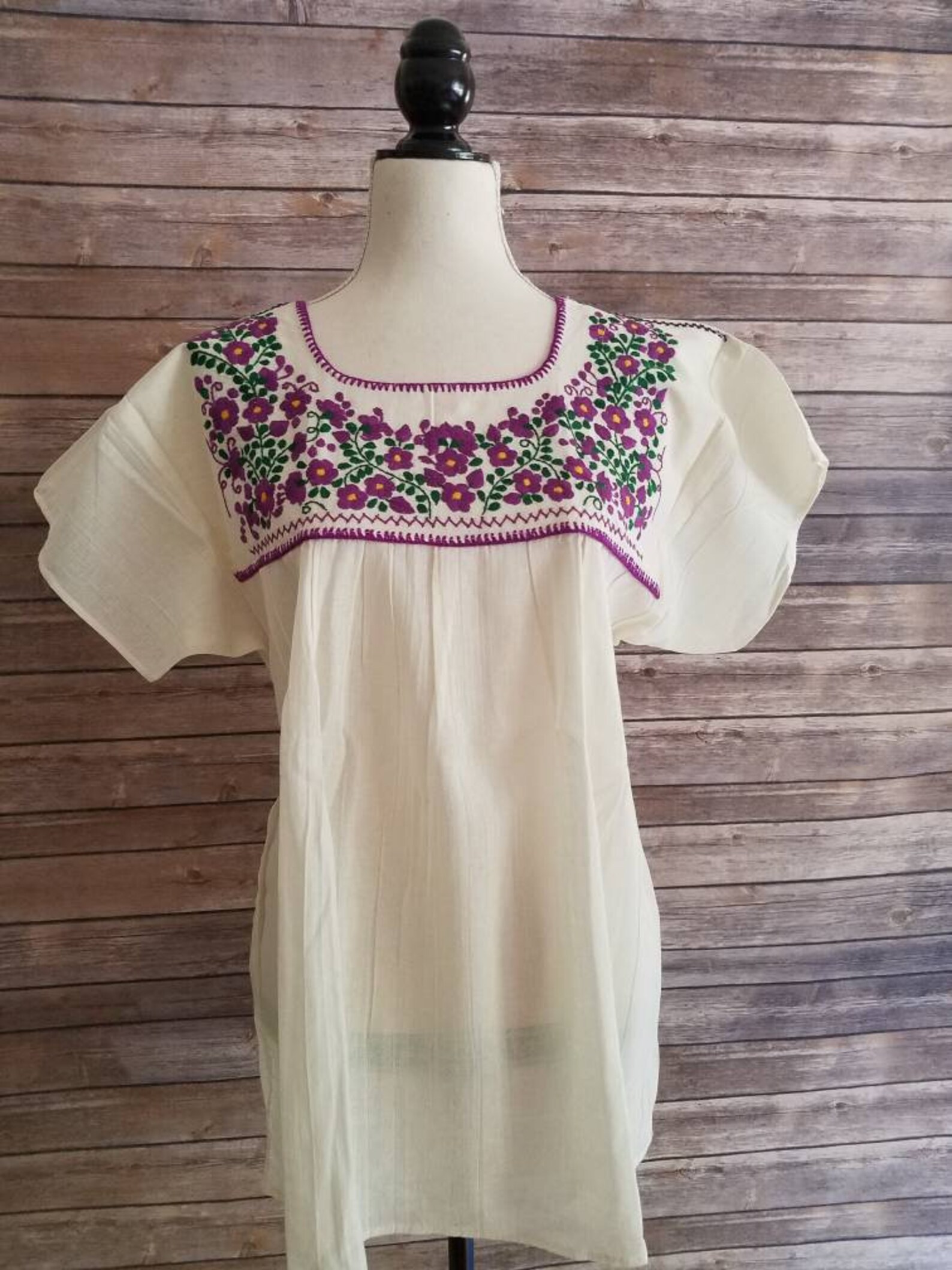 Women Traditional Embroidered Mexican Tops - Etsy