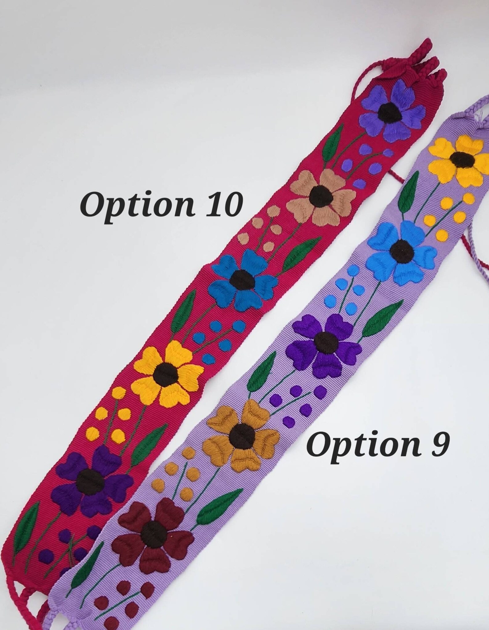 Hand Embroidered Mexican Belt. Embroidered Mexican Sash - Etsy