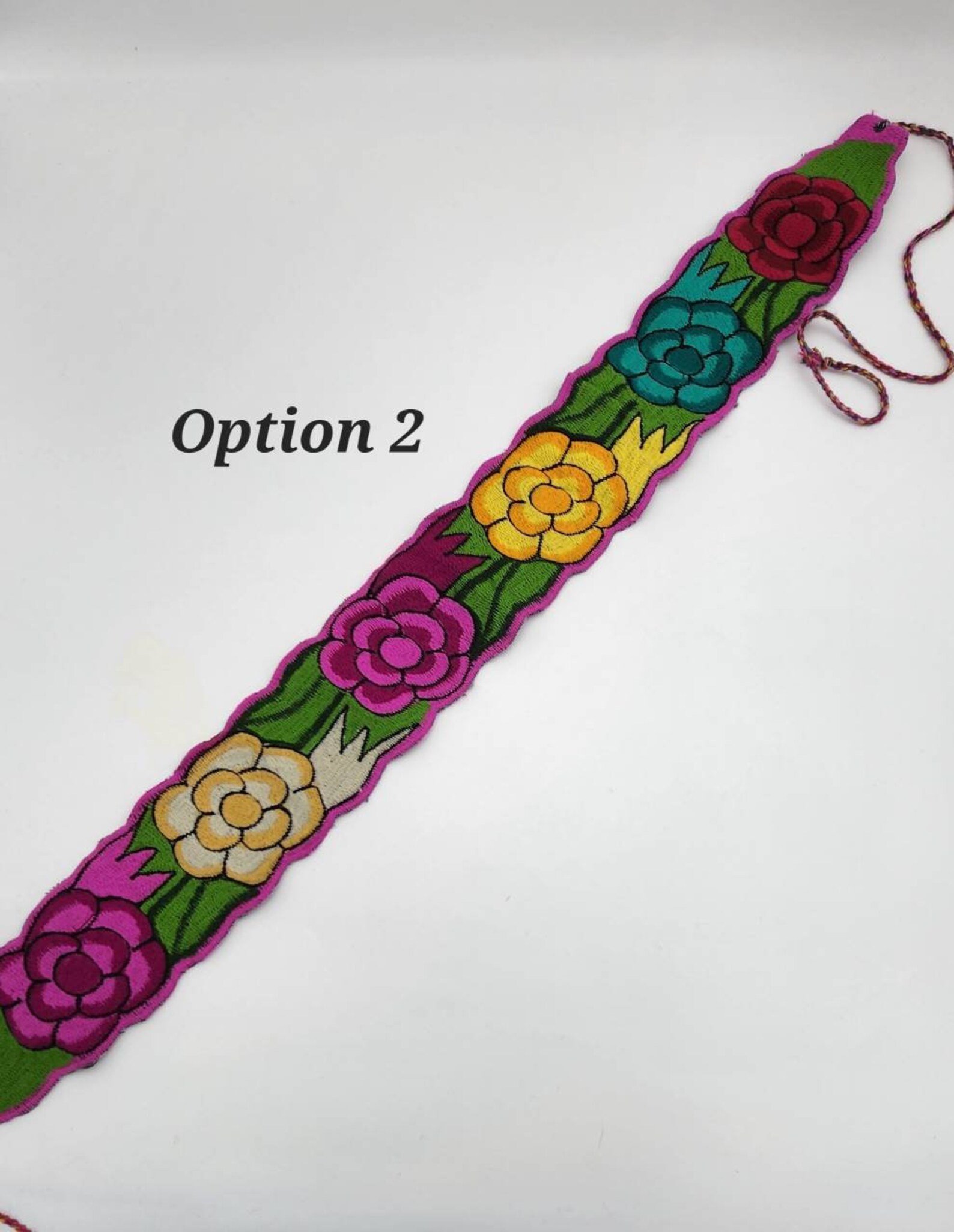 Embroidered Mexican Belt. Embroidered Mexican Sash - Etsy