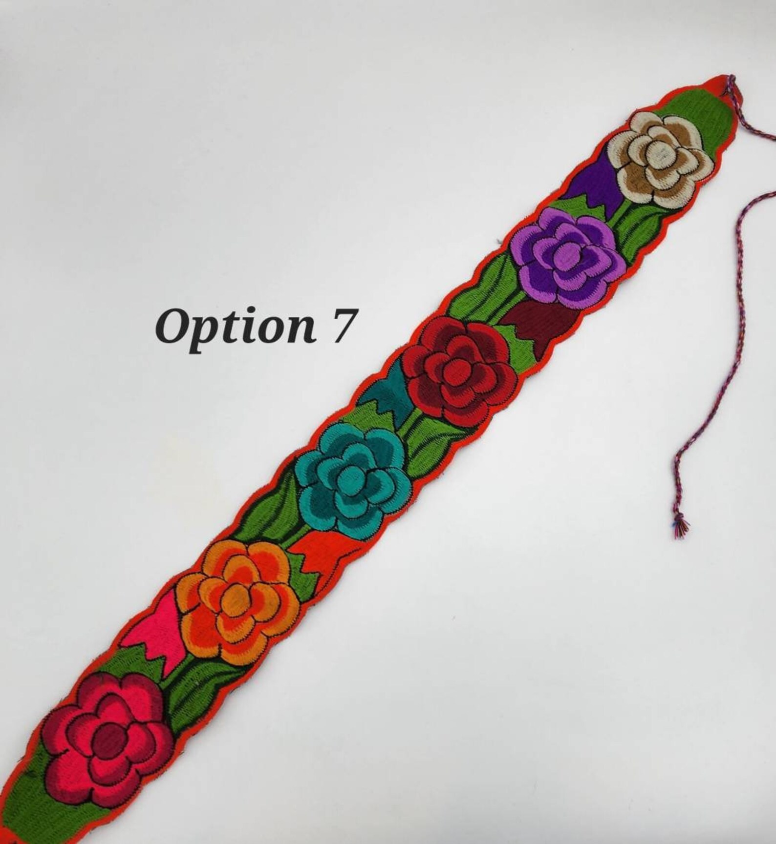 Embroidered Mexican Belt. Embroidered Mexican Sash - Etsy