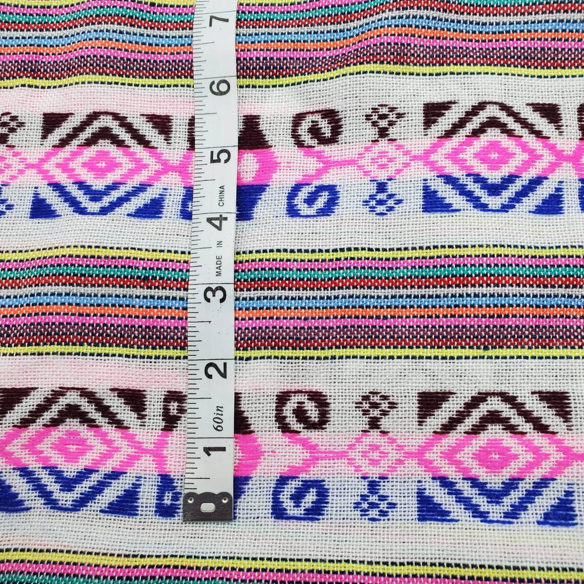 Cambaya Fabric by the Yard. Mexican Fabric. Ethnic Fabric. - Etsy