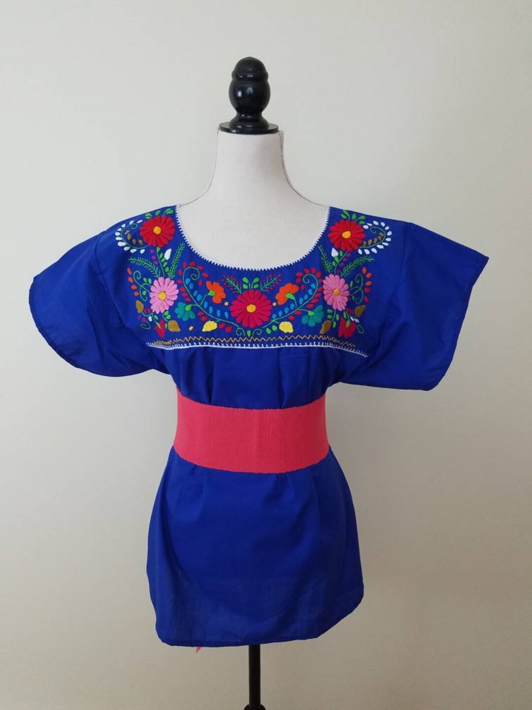 Women Traditional Embroidered Mexican Tops - Etsy