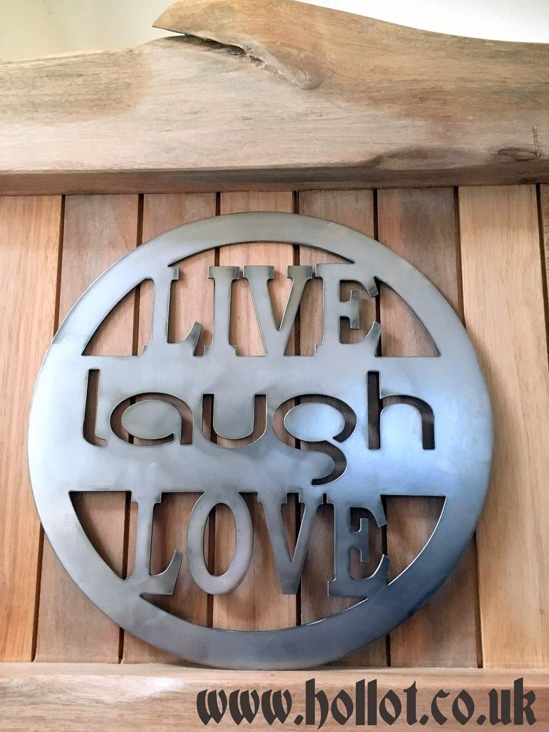 Live Laugh Love Custom Steel Metal Sign personalised Gift Unique Home ...