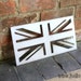 Union Jack Steel Sign Classic Metal British Flag UK GB Home Wall Decor ...