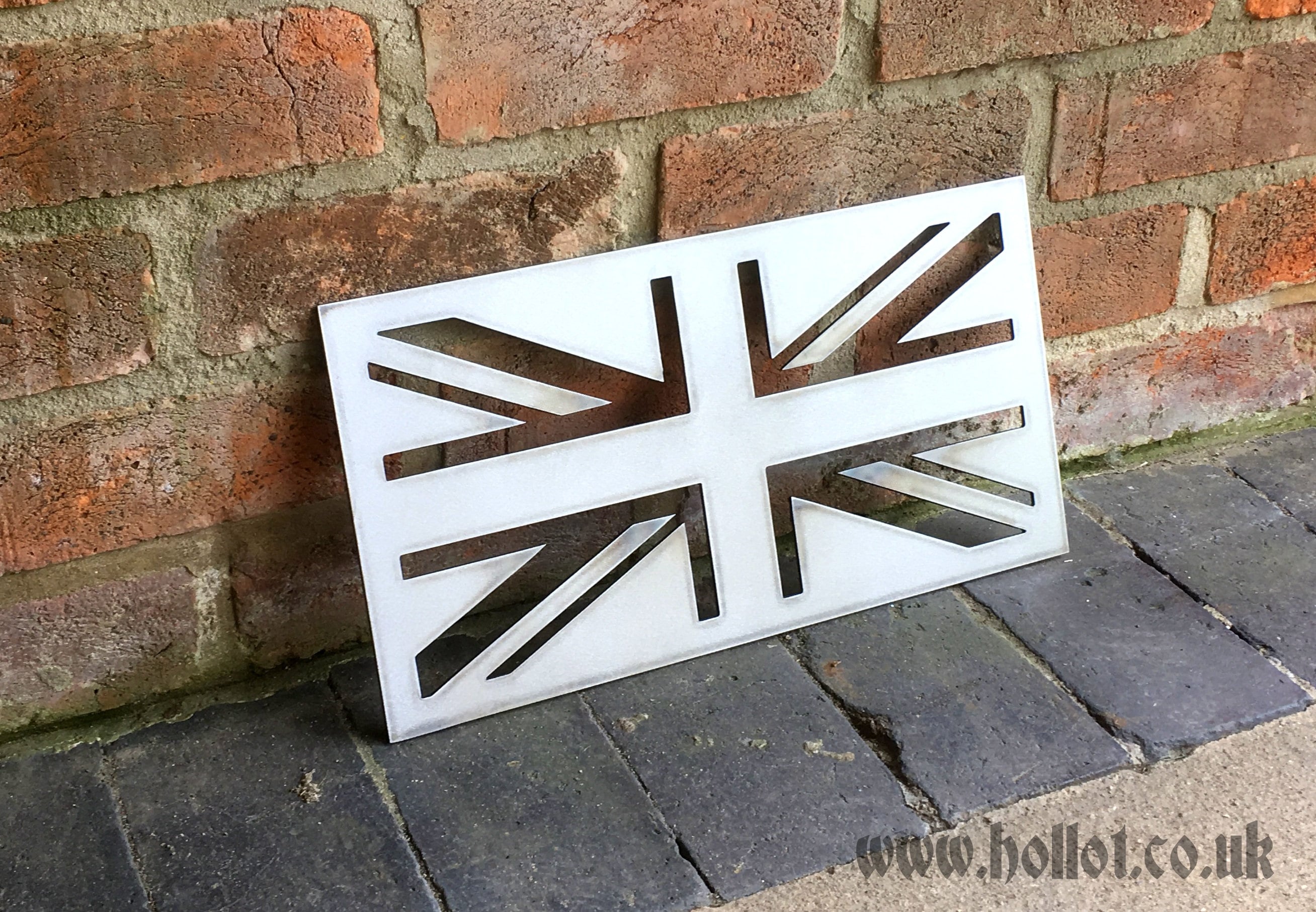 Union Jack Steel Sign Classic Metal British Flag UK GB Home Wall Decor ...
