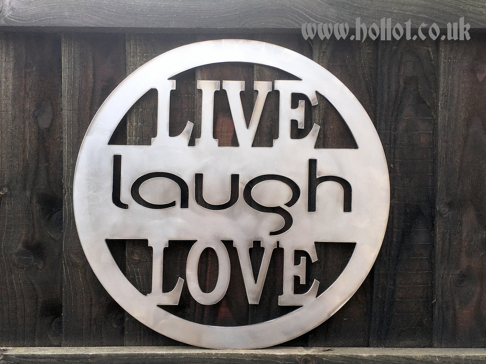 Live Laugh Love Custom Steel Metal Sign personalised Gift Unique Home ...