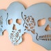 Skull Steel Sign See No Evil Metal Art Gift Decor - Etsy