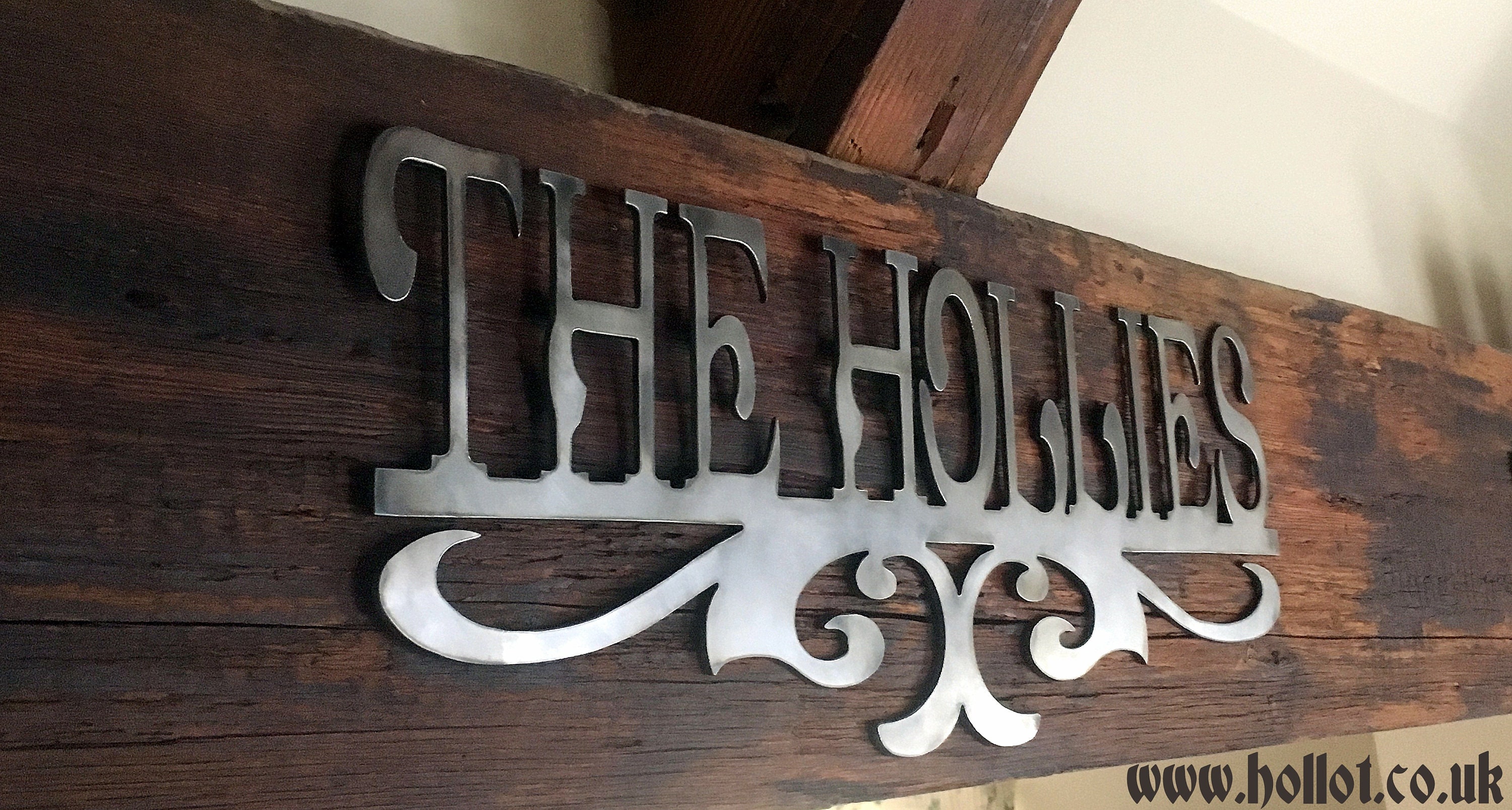 House Name Sign - Custom Steel Metal -personalised Family Gift Unique ...