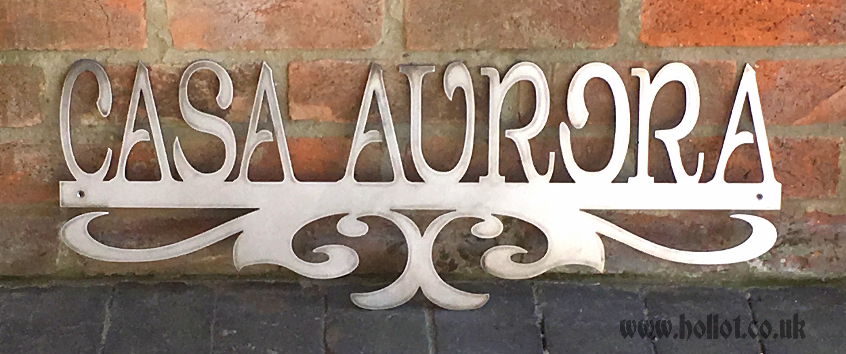 House Name Sign Custom Steel Metal personalised Family Gift | Etsy UK