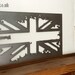 Union Jack Steel Sign Grunge Metal British Flag UK GB Home Wall Decor ...