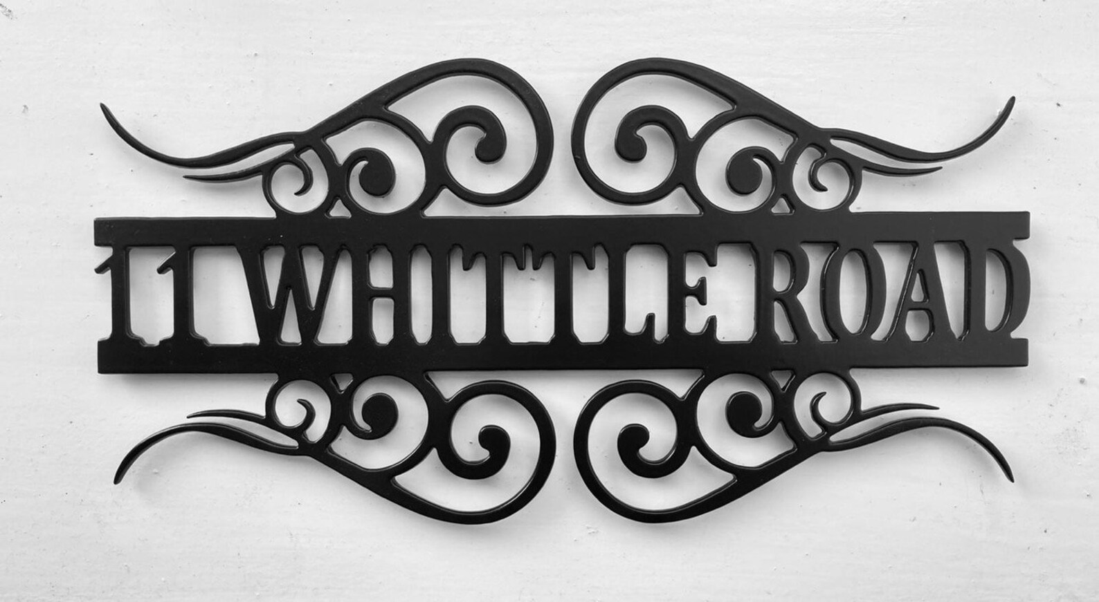 Decorative Scroll House Sign - Etsy UK