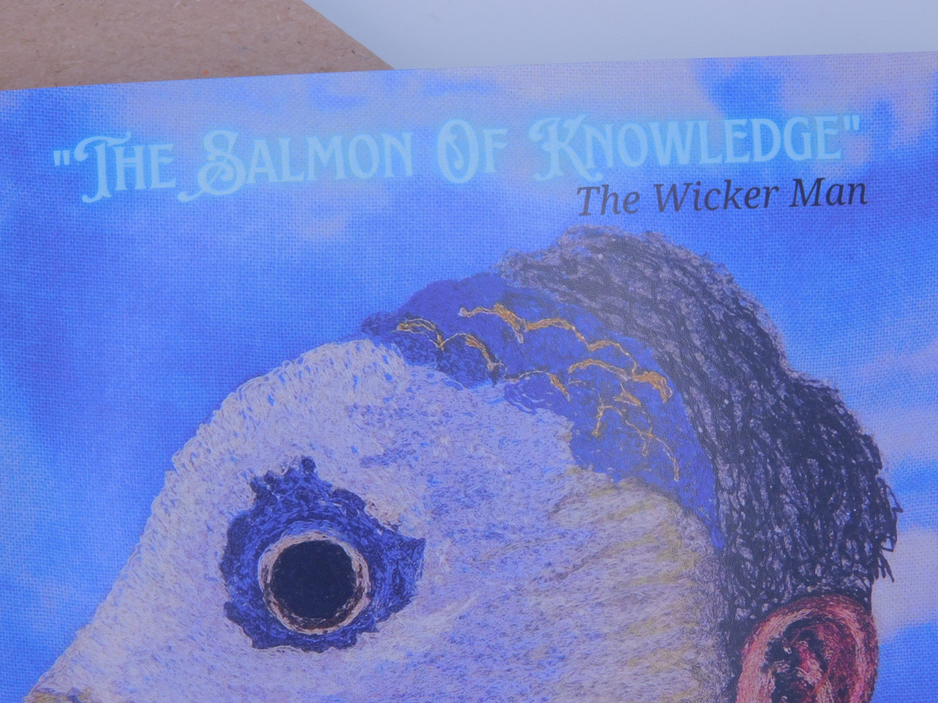 The Wicker Man 1973 Original Fish Mask Embroidery Textile Art - Etsy UK