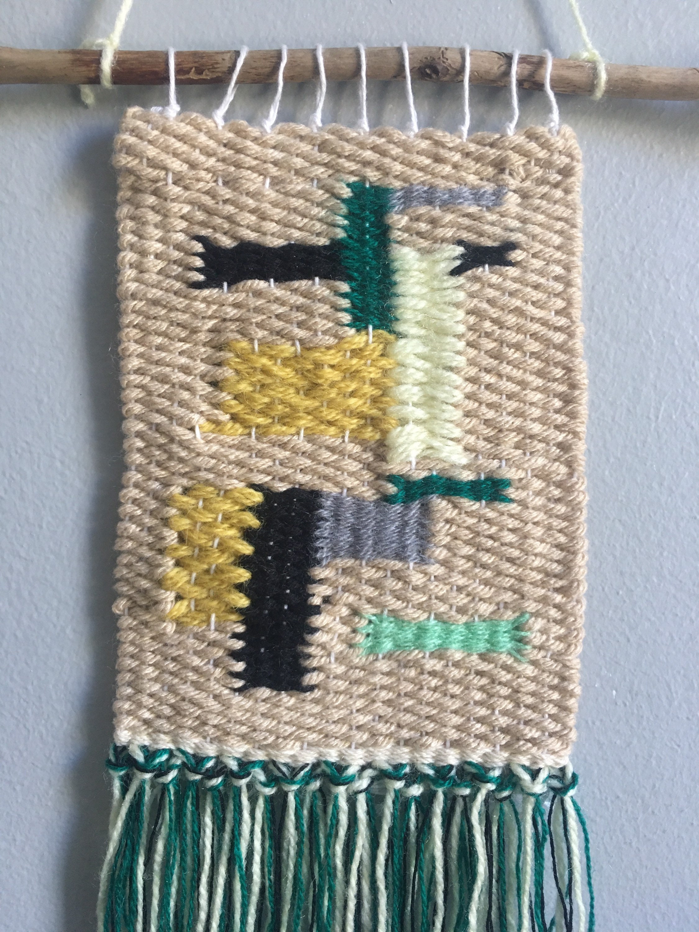 Weaving Wall Hanging Geometry - Etsy