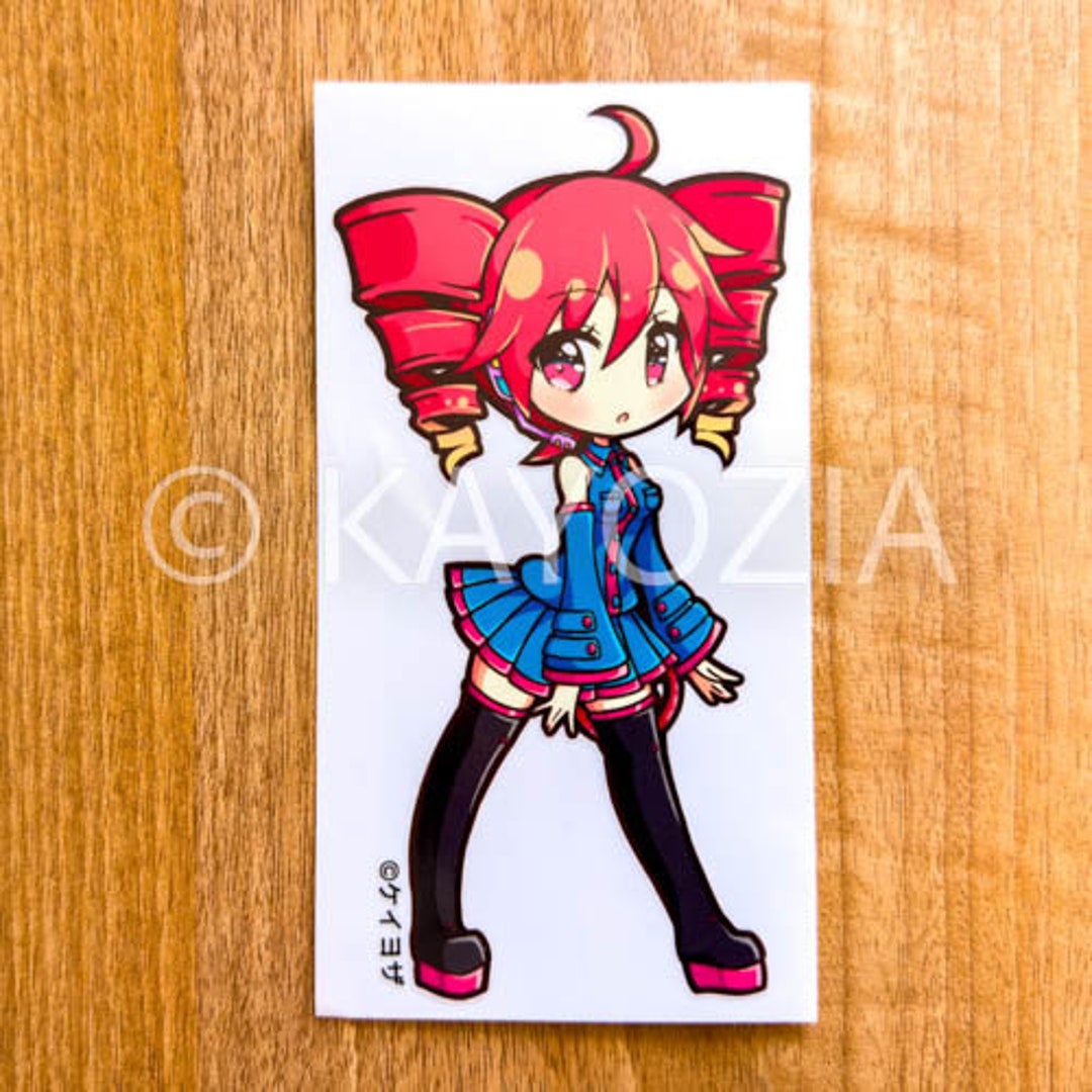Kasane Teto - 6" Transfer Sticker - Etsy