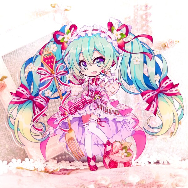 Strawberry Miku Fork - Etsy
