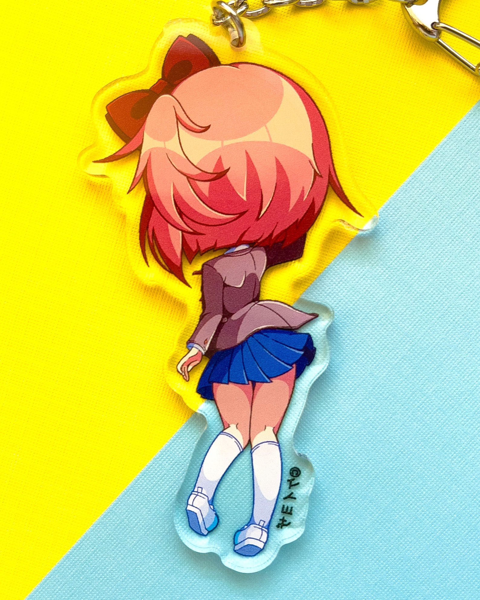 Doki Doki Literature Club+ - Sayori Plus (double Sided) 3.5" Acrylic ...
