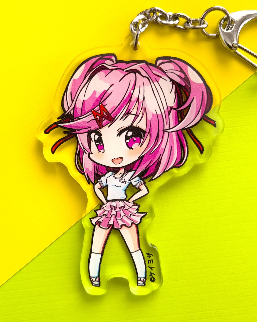 Doki Doki Literature Club - Natsuki Casual (double Sided) Acrylic ...