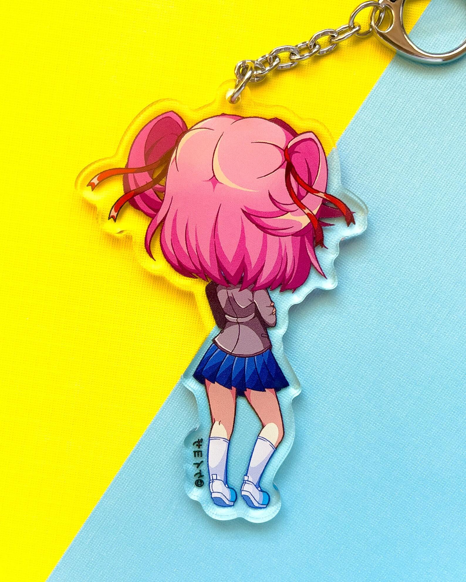 Doki Doki Literature Club+ - Natsuki Plus (double Sided) 3.5" Acrylic ...