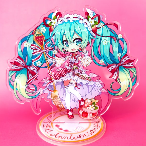 Hatsune Miku Strawberry Figure - Etsy
