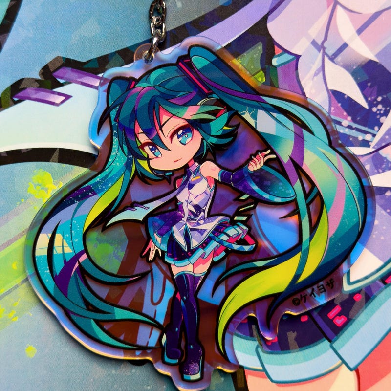 Hatsune Miku Keychains - Etsy