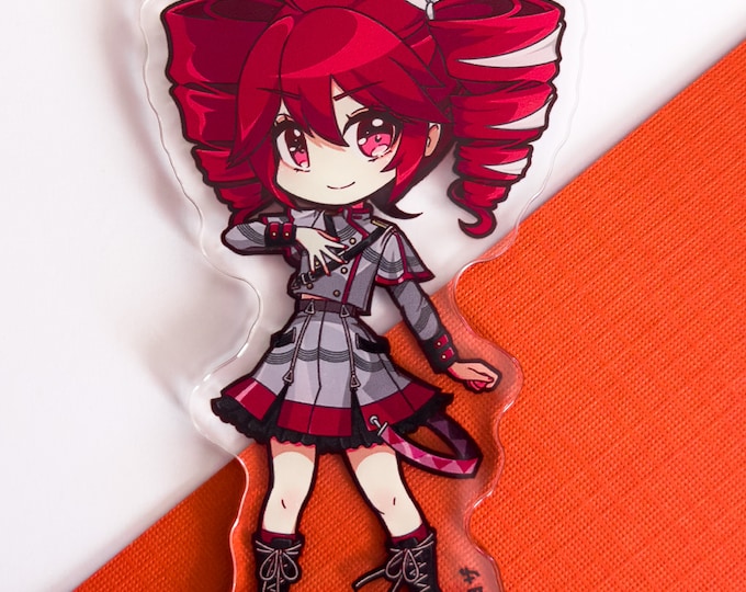 Kasane Teto Synth V 3.5" Acrylic Charms (double Sided) - Etsy
