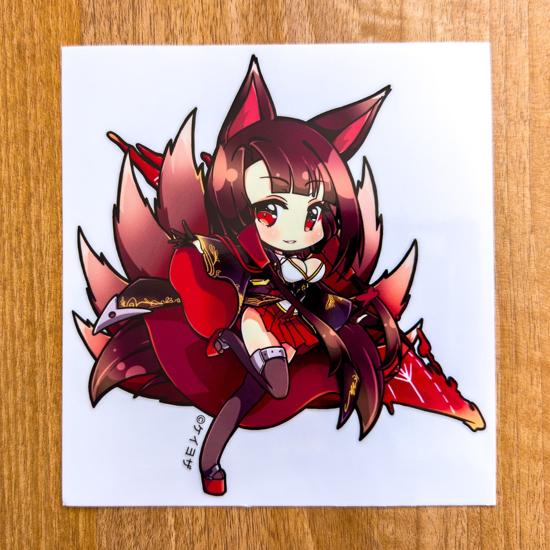 Akagi - 6" Transfer Sticker - Etsy