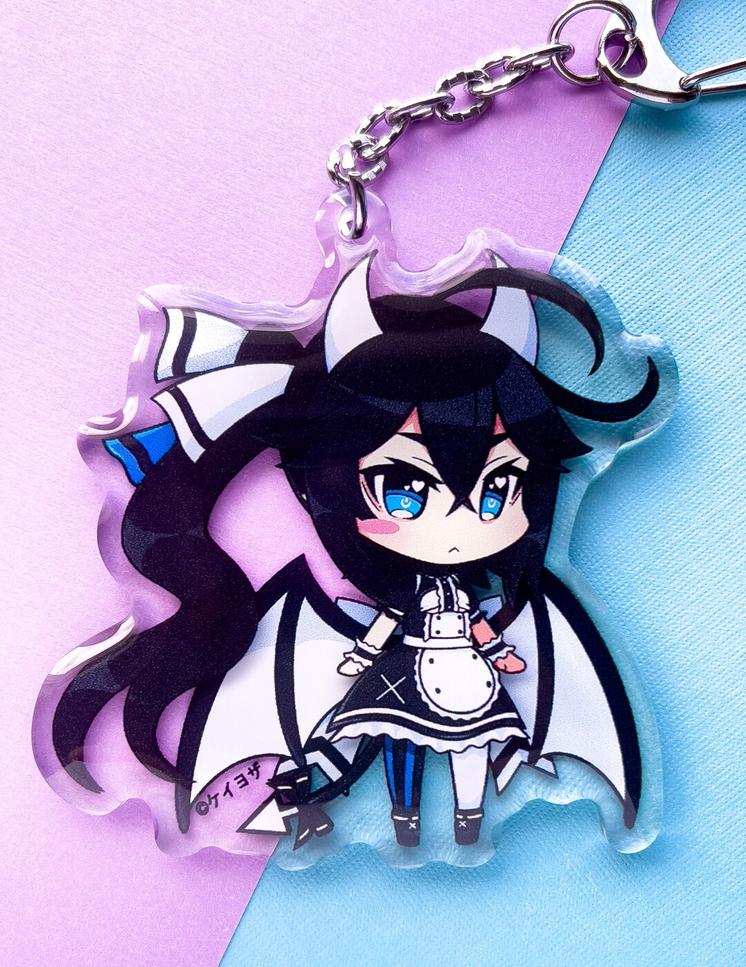 Chibi-chibi Ennui 2.5" 3D Epoxy Charm (double Sided) - Etsy