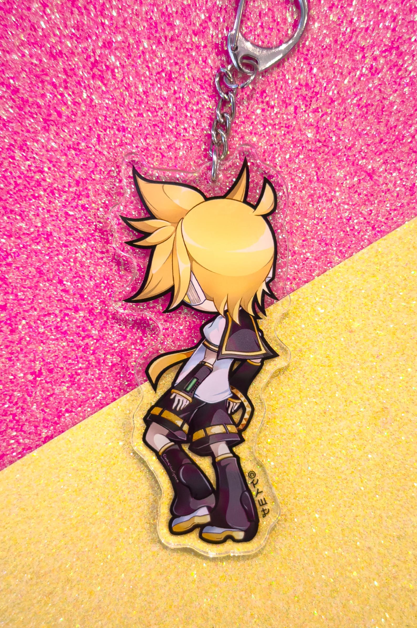 Kagamine Len V2 3.5" Acrylic Charm (double Sided) - Etsy