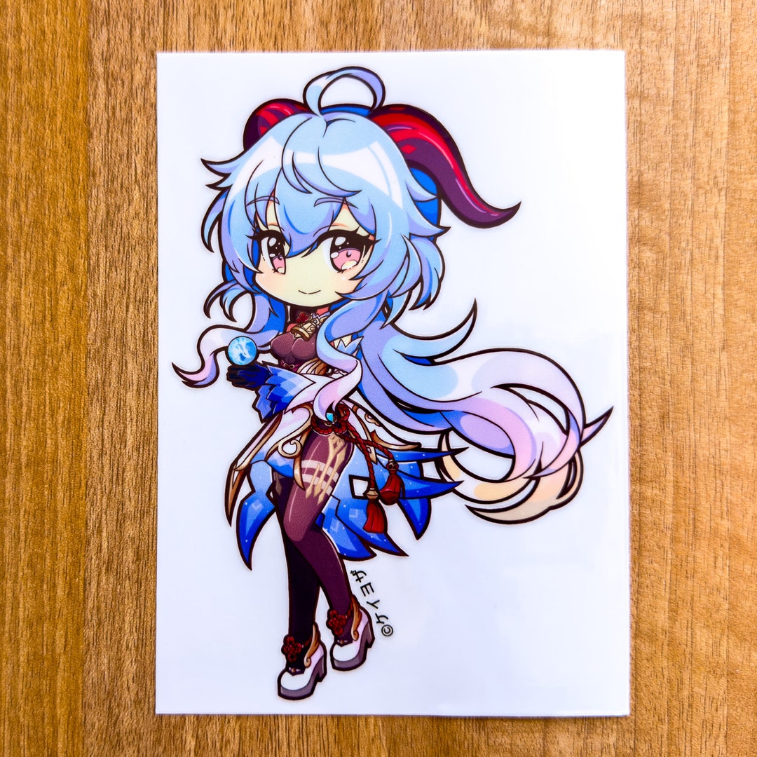 Ganyu - 6" Transfer Sticker - Etsy