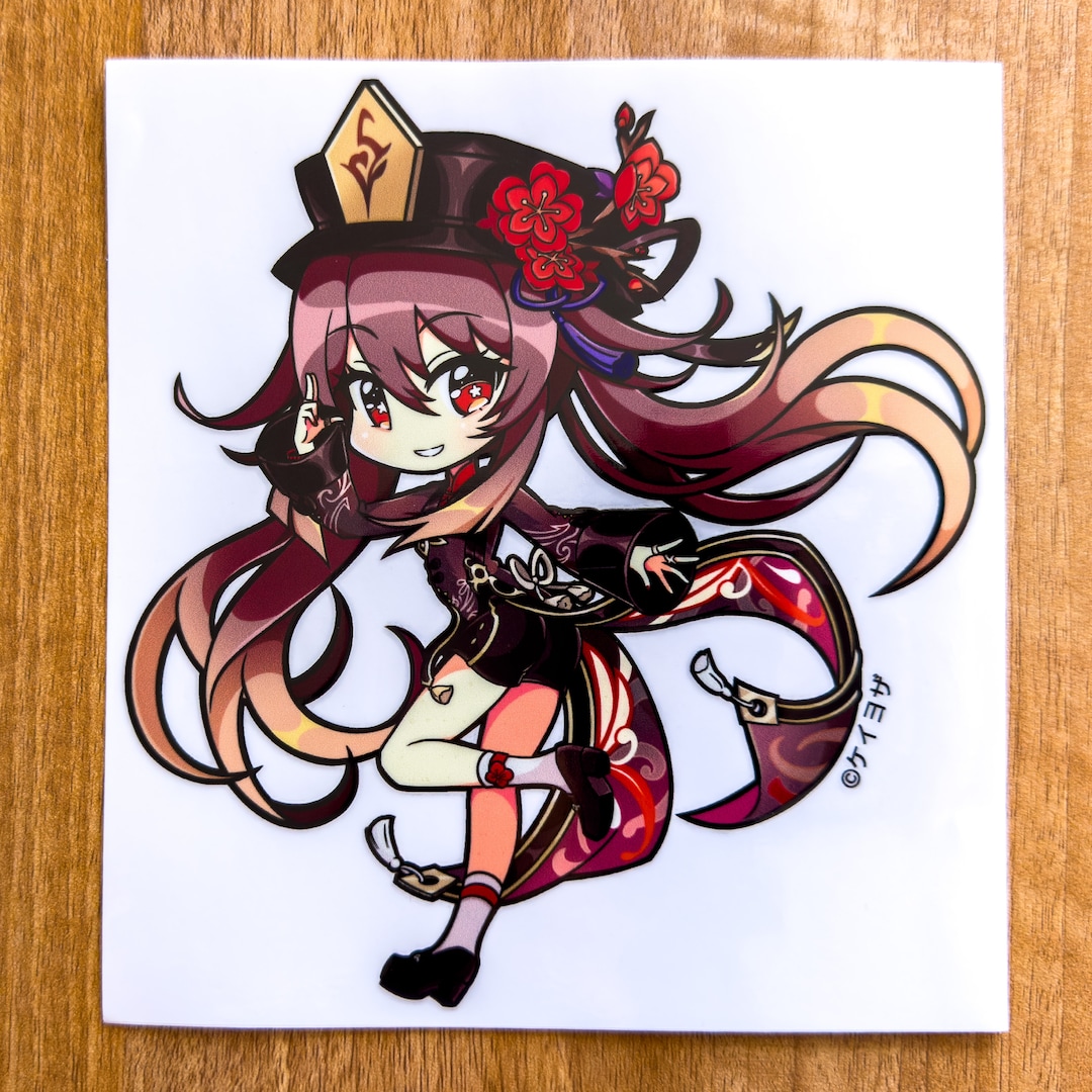 Hu Tao - 6" Transfer Sticker - Etsy