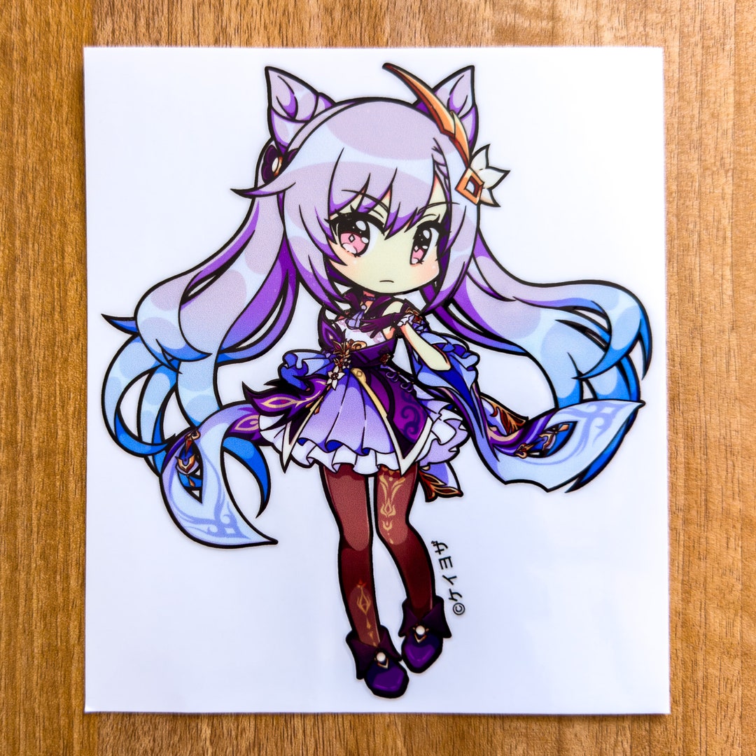 Keqing - 6" Transfer Sticker - Etsy