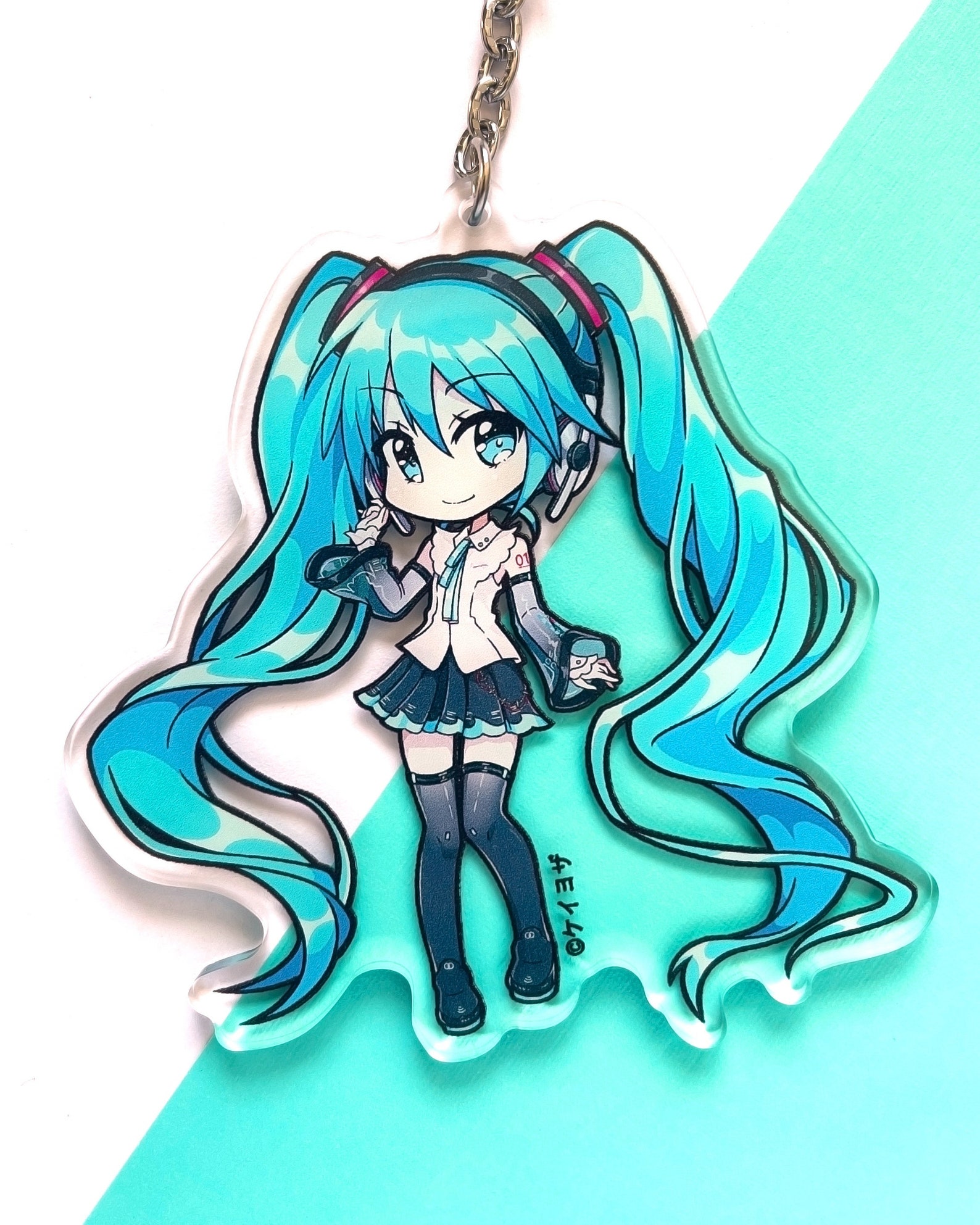 Piapro Studio - Hatsune Miku NT 3.5" (double Sided) Acrylic Charm - Etsy