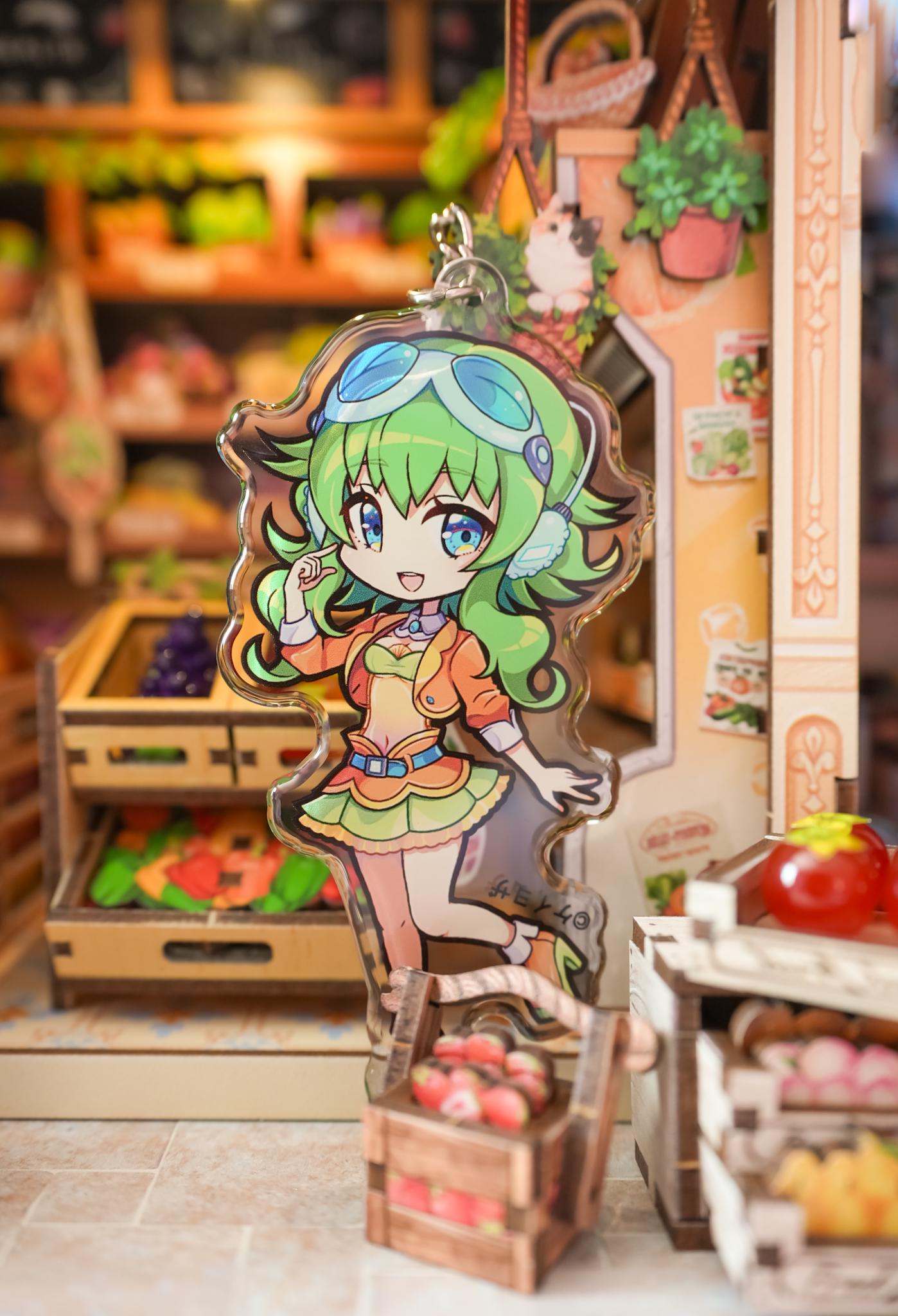 GUMI Synthv - 3" Rounded Acrylic Keychain - Etsy