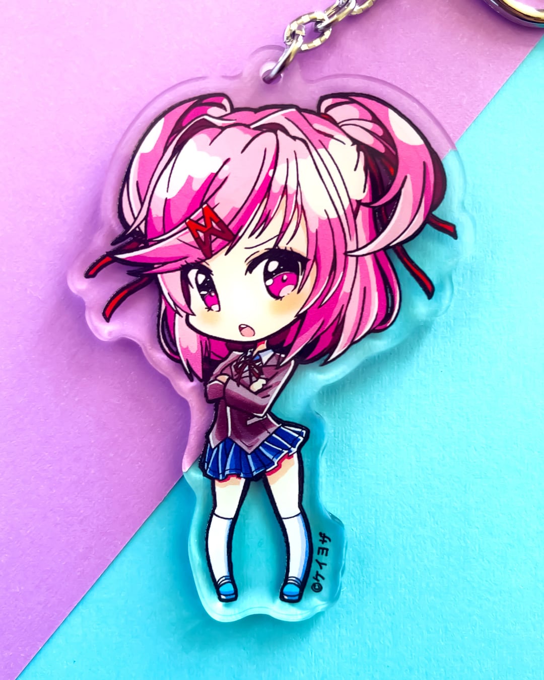 Doki Doki Literature Club - Natsuki School Uniform (double Sided) 3 ...