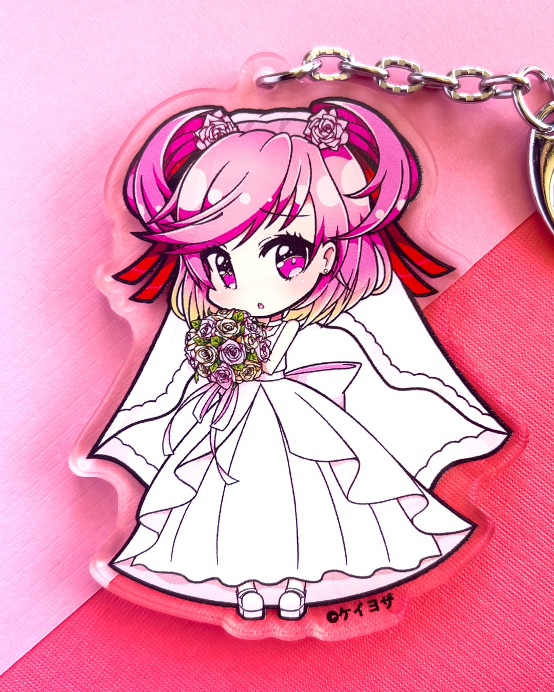Doki Doki Literature Club - Wedding Dress Natsuki (double Sided) 3.5 ...