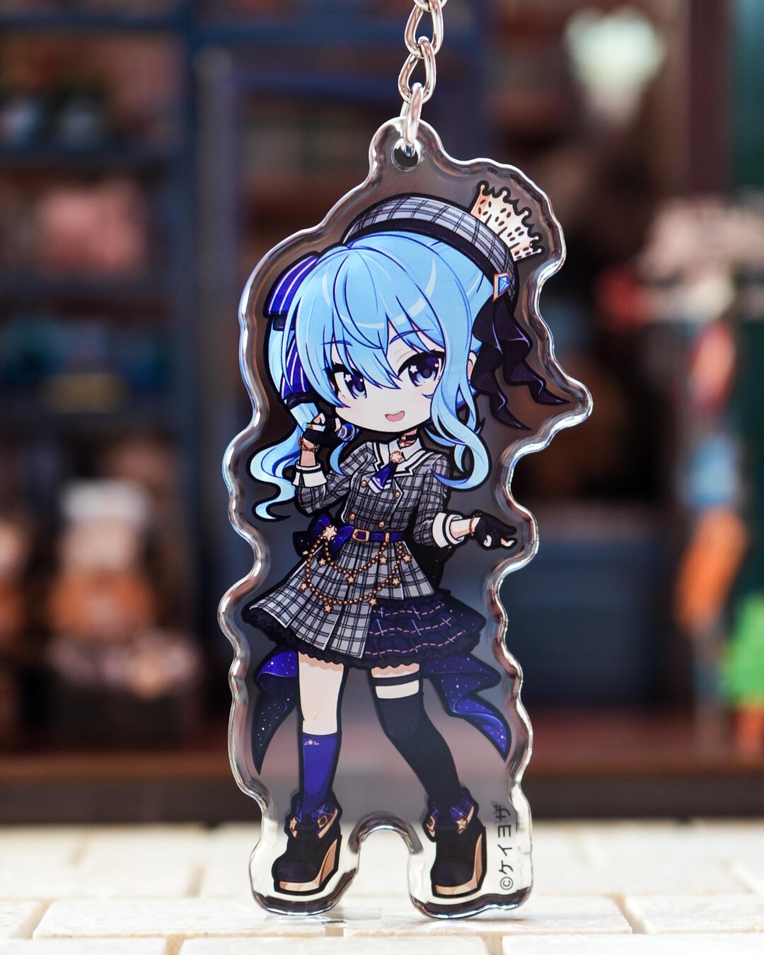 Hoshimachi Suisei - 3" Rounded Acrylic Keychain - Etsy