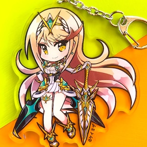 Mythra 3.5" Acrylic Charm (double Sided) - Etsy