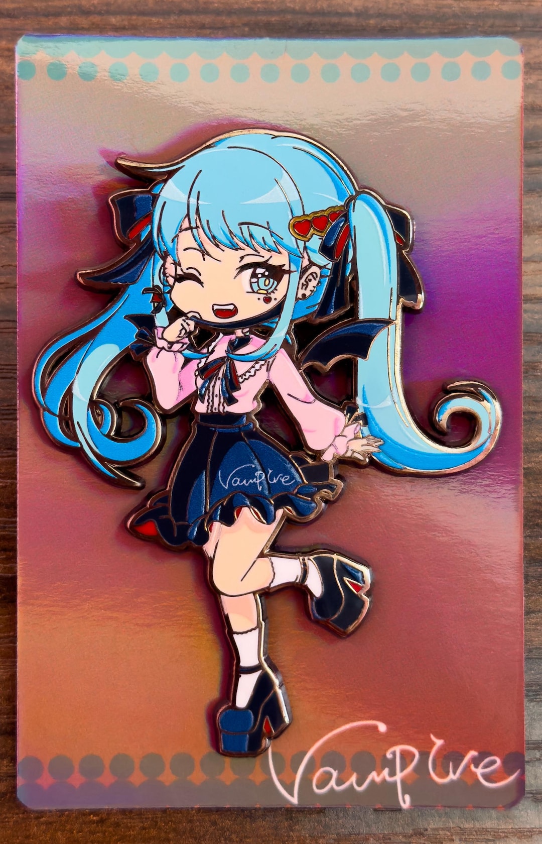 Vampire Miku 2.5" Hard Enamel Pin Limited to 100 Pieces - Etsy