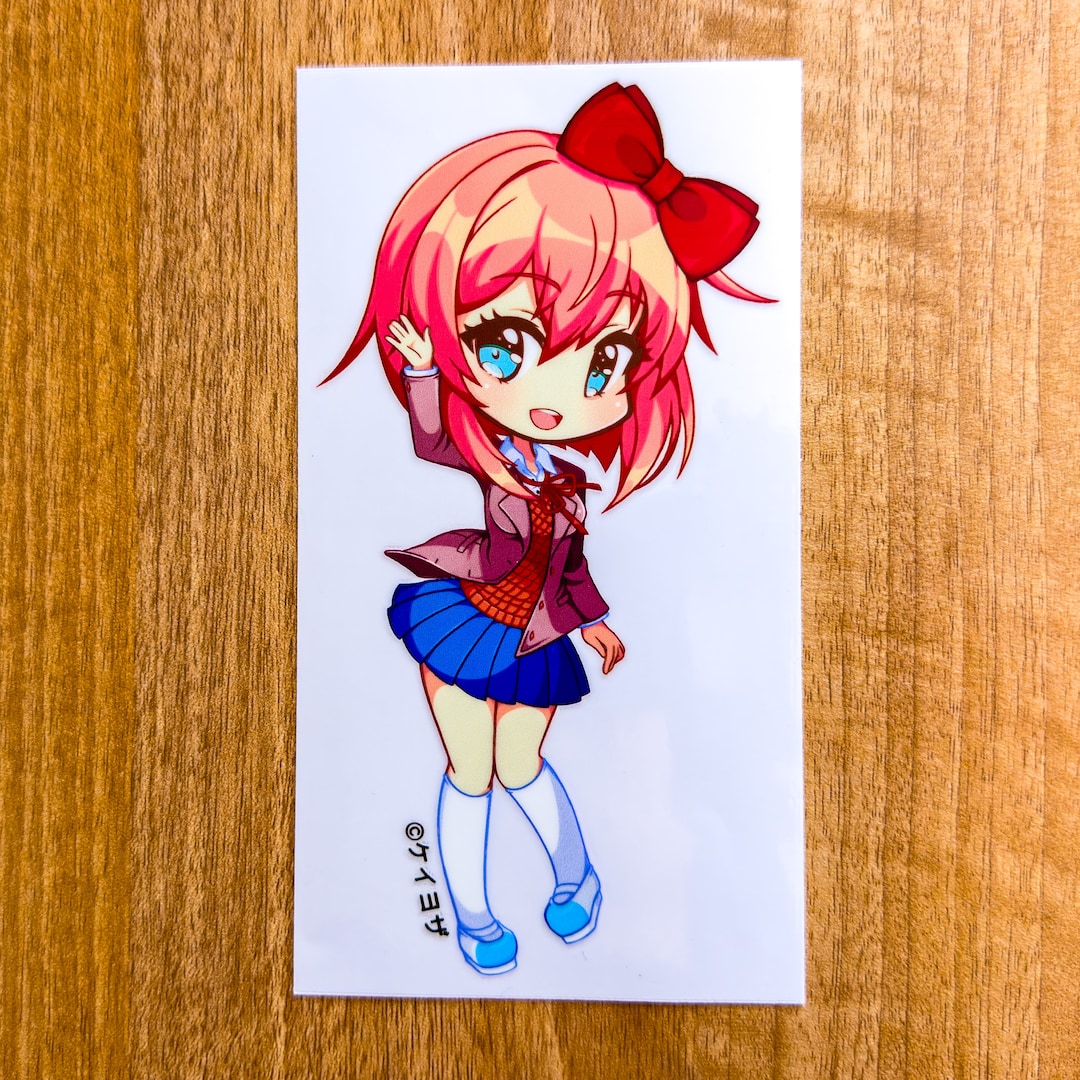 Sayori - 6" Transfer Sticker - Etsy