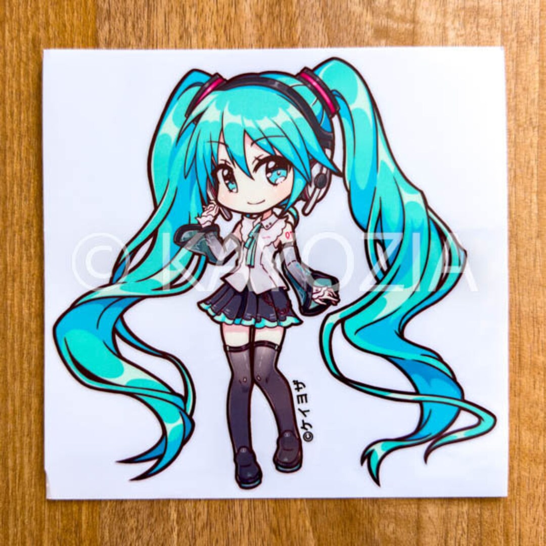 Hatsune Miku NT - 6" Transfer Sticker - Etsy