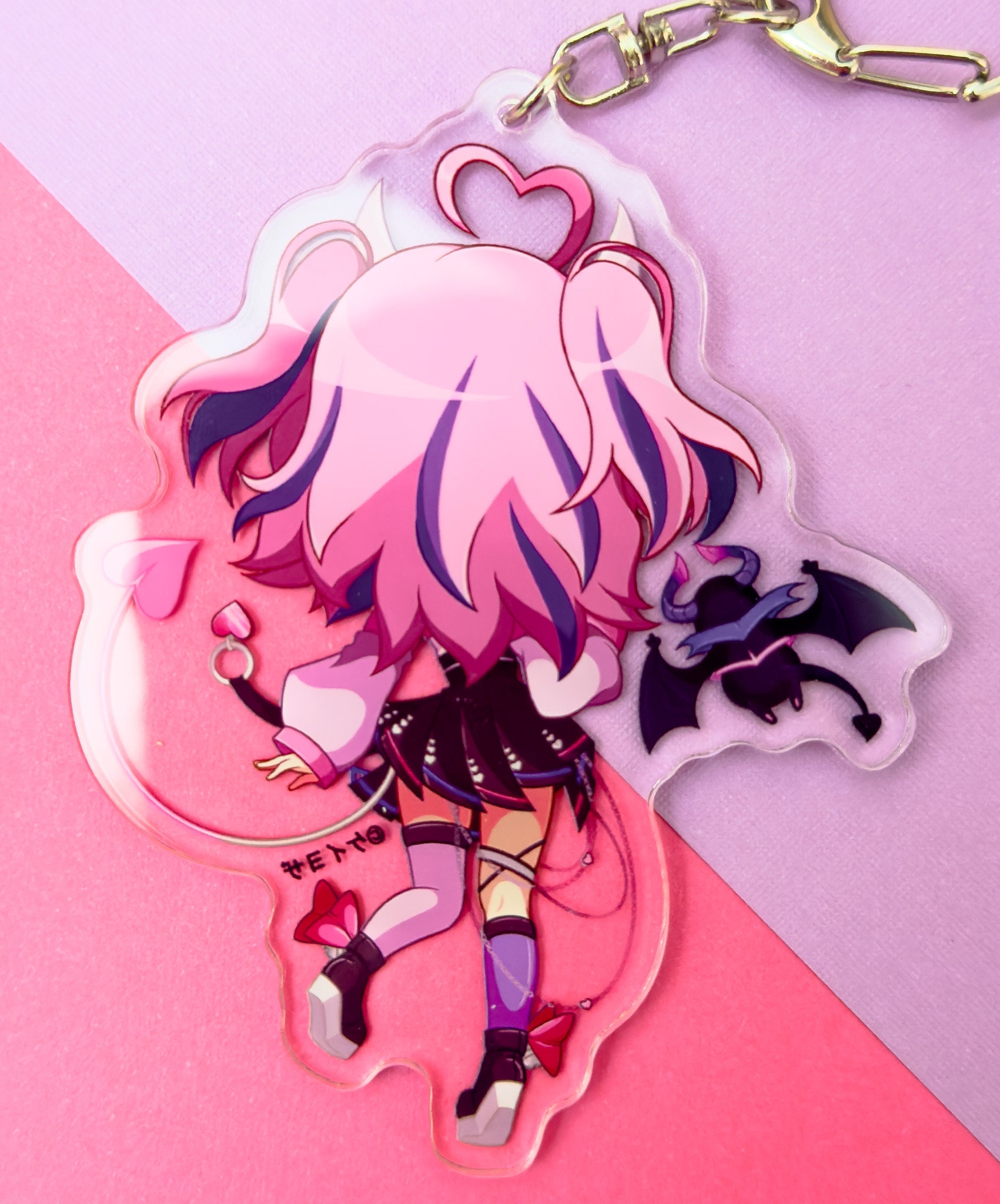 Vtuber Ironmouse 3.5 Acrylic Charm double Sided - Etsy