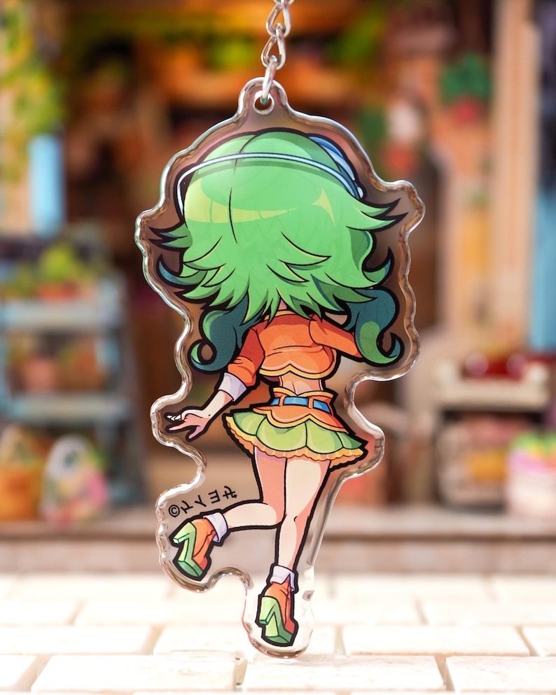 GUMI Synthv - 3" Rounded Acrylic Keychain - Etsy
