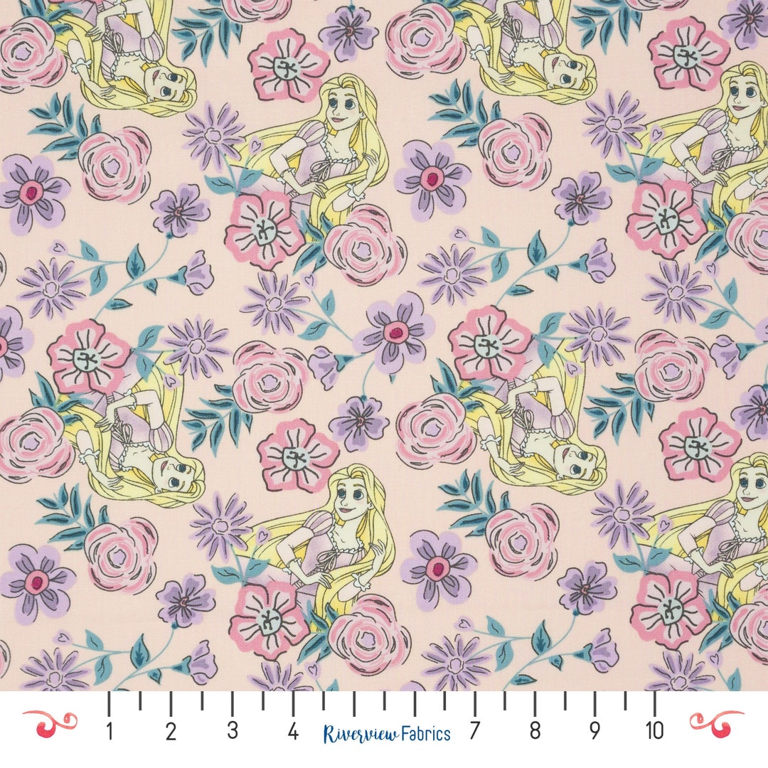 Disney Princess Fabric by the Yard, Rapunzel, Tangled, Springs Creative ...