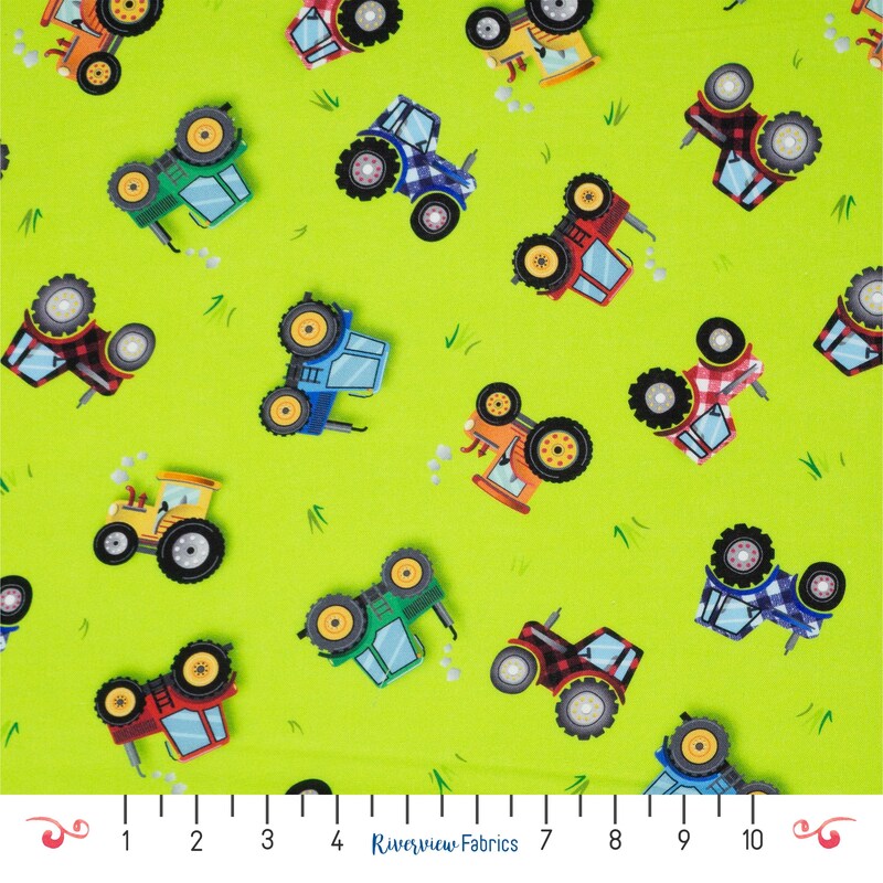 Tractor Fabric - Etsy