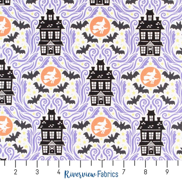 Black Halloween Quilt Fabric - Etsy