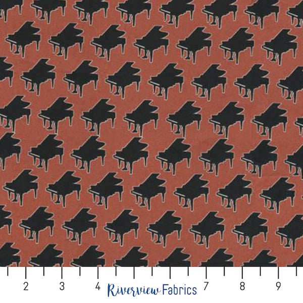 Piano Fabric - Etsy